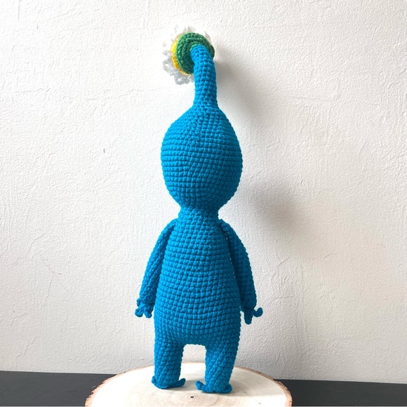 Amigurumi | Toys | Blue Pikmin Crochet Amigurumi Doll | Poshmark